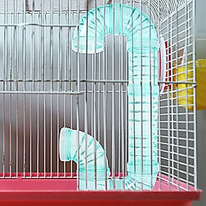 Hamster Bed Hamster Tubes Set, Hamster Tunnel Hamster Tubes and Tunnels Hamster cage Tubes Hamster Tunnels for Small Animal Hideout