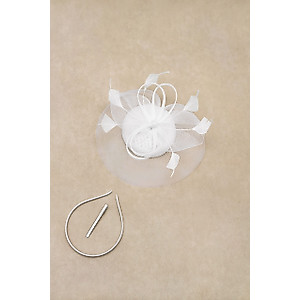 BABEYOND Women's Fascinator Hat Kentucky Hat Feather Derby Fascinator Tea Party Hat for Cocktail Wedding