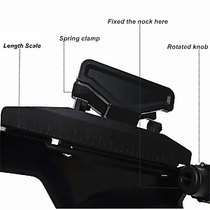 Zhan Yi Fletching Kit Jig with Straightness Helical Clamps Right Wing for Archery Arrows Crossbow Bolt Feather Vanes DIY (Black)