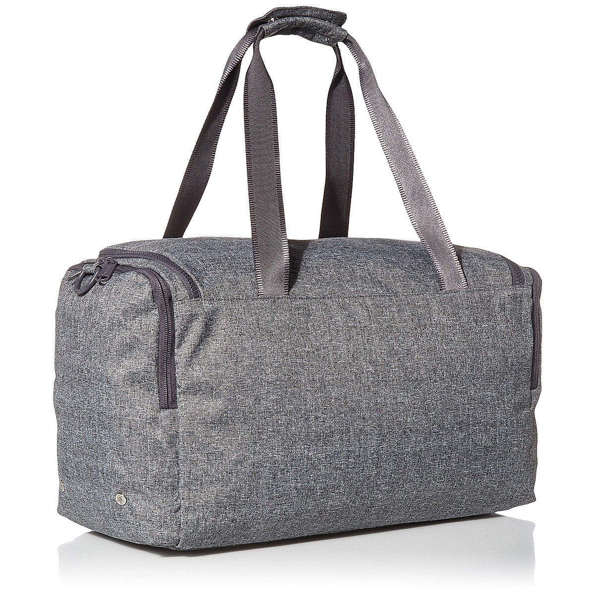 Vera Bradley Women's Recycled Lighten Up Reactive Small Gym Bag, Gray Heather, One Size