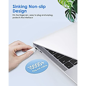 LENTION USB C to SD/Micro SD Card Reader, Type C SD 3.0 Card Adapter Compatible 2023-2016 MacBook Pro 13/15/16, New Mac Air/iPad Pro/Surface, More (CB-C8, Silver)