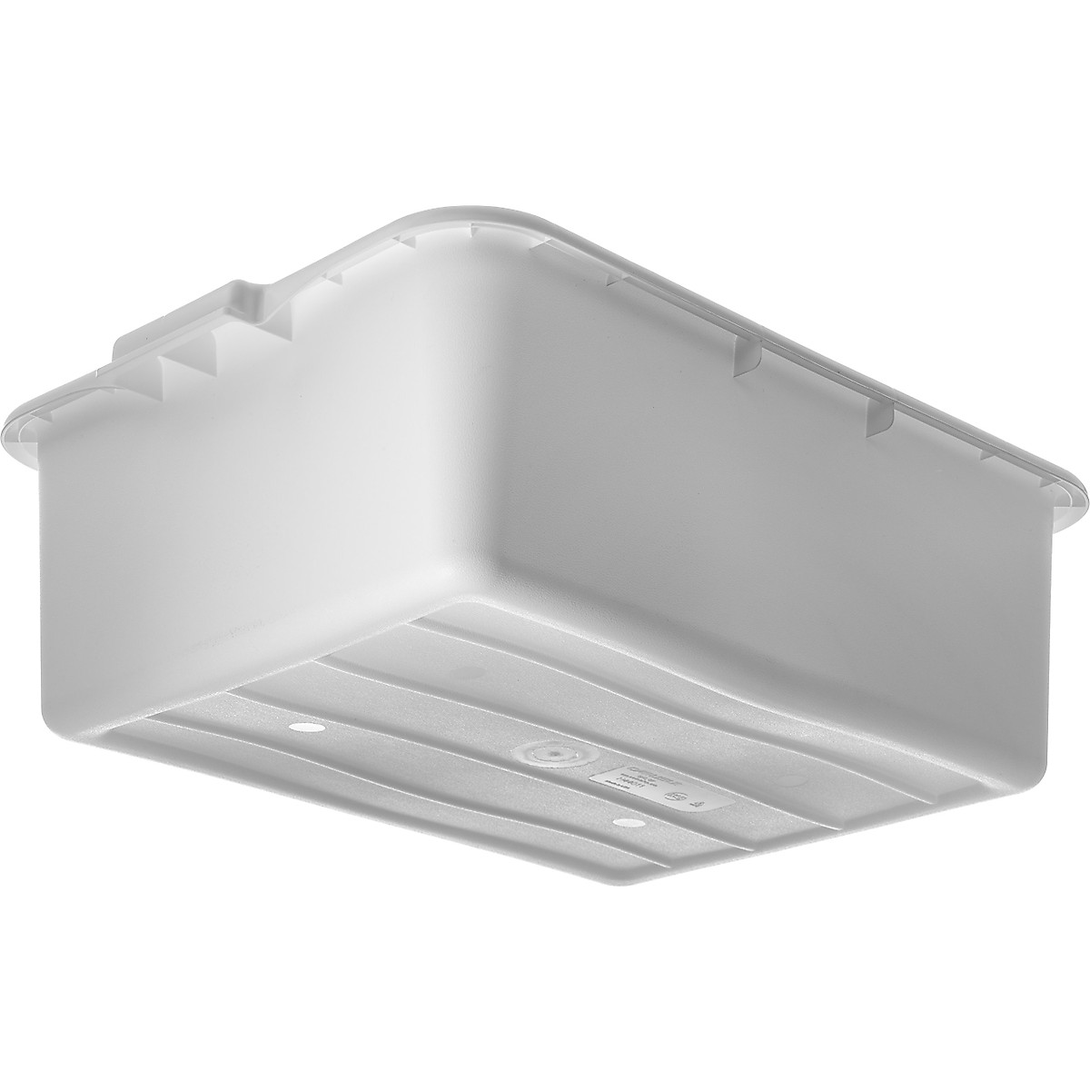 Carlisle FoodService Products N4401102 Comfort Curve™ Ergonomic Wash Basin Tote Box, 7" Deep, White (Pack of 12)