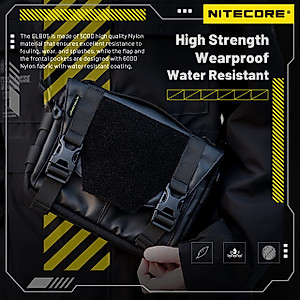 Nitecore SLB05 Modular Commuting Sling Bag Crossbody Shoulder Bag Patch