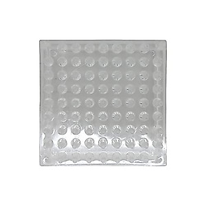 Shepherd Hardware 9083 1-7/8-Inch Spiked Furniture Cup, Clear Plastic, 4-Pack