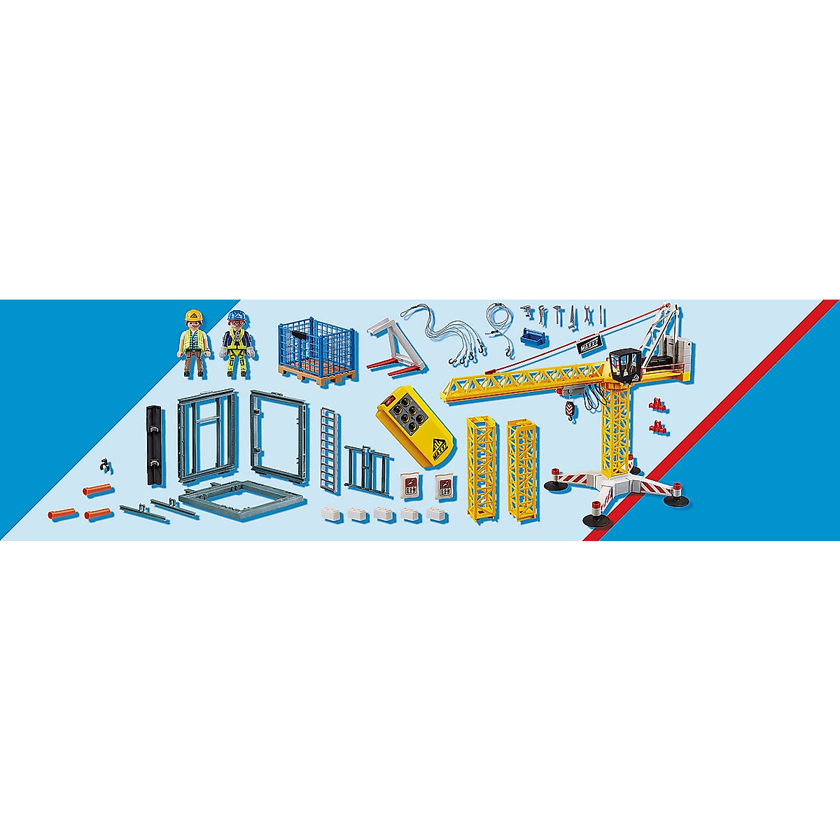 Playmobil RC Crane with Building Section