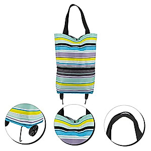 ULTECHNOVO Suitcase Oxford Cloth Shopping Telescopic