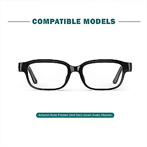 [2-Pack] TUSITA Charger Compatible with Echo Frames (2nd Gen) - USB Magnetic T- Head Charging Cable 3.3ft 100cm - Smart Audio Sunglasses Accessories