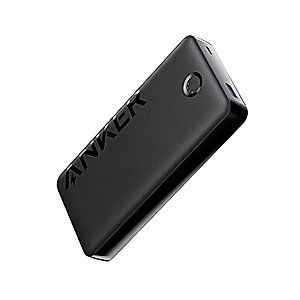 Anker Portable Charger, 20,000mAh Power Bank, Battery Pack with 2-Port, 15W High-Speed Charging for iPhone 15/15 Plus/15 Pro/15 Pro Max, 14/13/12 Series, Samsung Galaxy, and More (Black)
