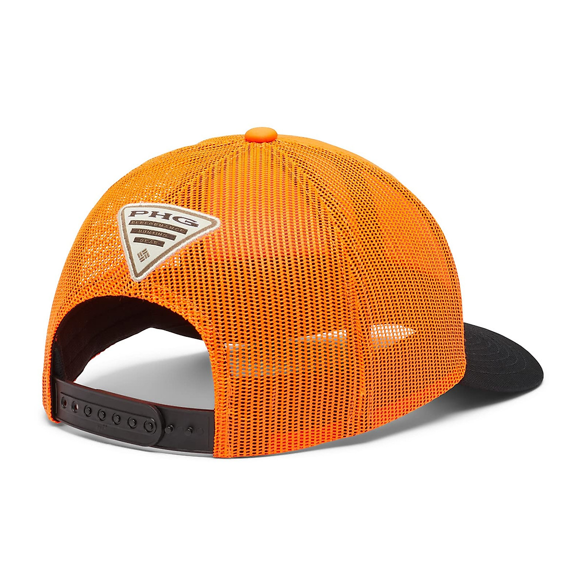 Columbia Unisex PHG Logo Mesh Snap Back - High, Blaze/Black, One Size