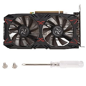 Dpofirs RX5500XT 8GB Graphics Card, 128bit GDDR6 Video Card for PC Gaming, HDMI, DP x 3, PCI Express 4.0 with Dual Fan for Office and Gaming Graphics Card