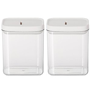Frianchlly 2PCS Airtight Food Storage Containers Set with Lids PP Free Plastic Dry Food Canisters for Kitchen Pantry Organization and Storage (800ml/28.16oz)