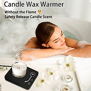 Mug Warmer - Coffee Mug Warmer for Desk - Auto Shut Off Coffee Warmer with 2-12Hrs Timer and 3 Temperature Setting, Portable Cup Warmer for Beverage, Coffee, Milk, Tea, Candle Wax, Ideal Xmas Gift