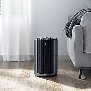 Dreo Air Purifiers Macro Pro, True HEPA Filter, Up to 1358ft² Coverage, 20dB Low Noise, PM2.5 Sensor, 6 Modes, 360 Filtration Cleaner Remove 99.985% Dust Smoke Pollen, Black