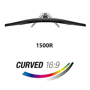 Acer 27" WQHD 2560 x 1440 1500R Curved PC Gaming Monitor | AMD FreeSync Premium | Up to 170Hz Refresh | 1ms VRB | VESA Mount | HDR10 | 1 x Display Port 1.2 & 2 x HDMI 2.0 | EDA270U Pbmiipx | Silver