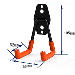 2Pcs Ironing Board Hook Wall Mount, Wall Mount Ironing Board Holder, Ironing Board Hanger Wall Mount, Ironing Board Wall Mount, for Laundry Rooms, Utility Rooms, Closetssaving, No Ironing Board