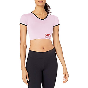 Reebok Workout Ready Meet You There Bralette Tee, Pixel Pink, 4X26W
