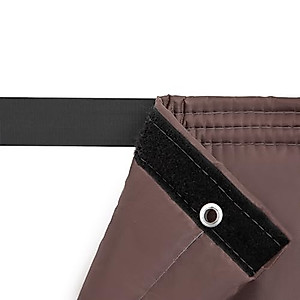 Thermal Insulated Door Curtain, Winter Doorway Cover Screen, Soundproof Blanket, Privacy Curtains for Living Room Garage Front Door Patio Kitchen (28 * 79 inch)