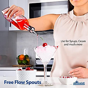 EHOMEA2Z Stainless Steel Liquor Bottle Pourers (12 Pack) Classic Bottle Pourers for Alcohol, Leak-Proof, Dishwasher-Safe Pour Spouts for Liquour Bottles (12, Stainless Steel)