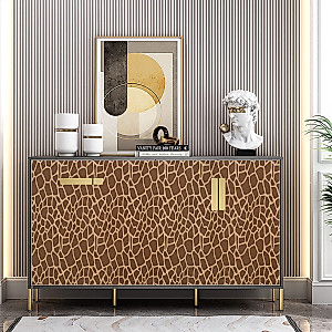 17.7" x 78.7" Brown Geometric Contact Paper Peel and Stick Geometric Wallpaper Decorative Self Adhesive Vinyl Wrap Contact Paper for Cabinets Countertops Furniture Shelves Drawer Liner