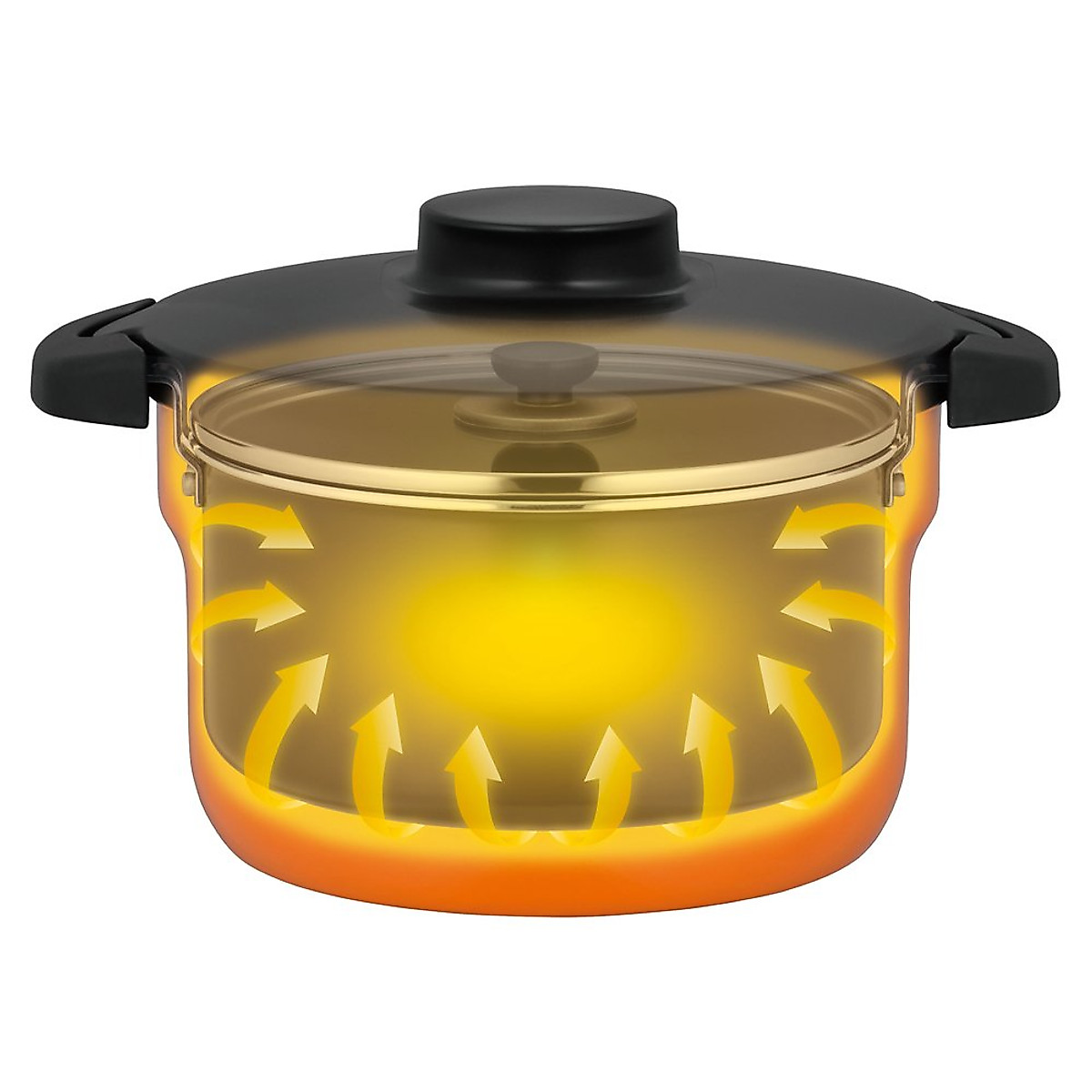 THERMOS Vacuum Warm Cooker"Shuttle Chef" KBJ-3000 OR (Orange)【Japan Domestic genuine products】