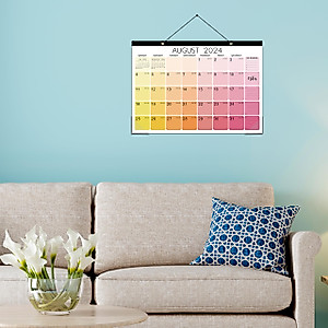 2023 Desk Calendar - Large Desk Calendar 2023, 12'' x 17'', January 2023 - December 2023, Cut-line for Tearing Off, 2 Corner Protectors & Hanging Holes, Perfect Desk/Wall Calendar for You