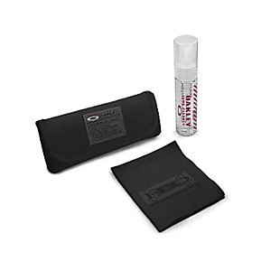 Oakley Batwolf Sunglasses (Polished Black Frame, Prizm Sapphire Lens) with Lens Cleaning Kit and Country Flag Microbag