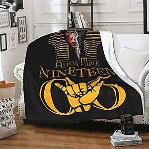 Blankets for Super Soft Fuzzy Flannel Fleece/Wool Like Reversible Velvet Plush Couch Blanket Lightweight