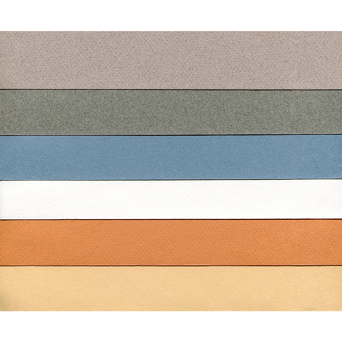 CANSON Mi-Teintes Pastel Pad, Assorted Colors 9"X12" Fold Over (100510864) , White