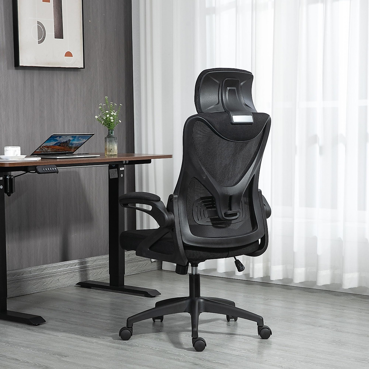 Uneeruiqy Computer Ergonomic Office Chair, Black