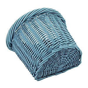 Bike Basket, Little Box Made by Willow for Bicycle, Arts and Cirafts Chldren's Bicycle Basket (Blue)