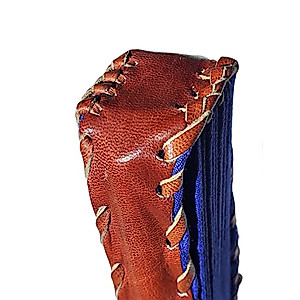 Blue African Fabric Folding Fan: Church, Ankara, Leather, Wedding, Sports, and Pouch Included!