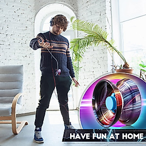 4 Pieces Yoyo Alloy Responsive Ball, Metal Yoyo String Trick Ball for Beginners, Boys, Adults Players Auto Return Technology Ball(Multi Style)