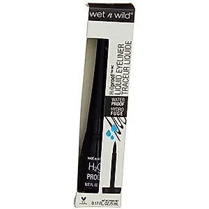 H2O Proof Felt Tip Liquid Eyeliner, Black by Wet 'n' Wild