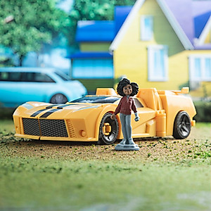 Transformers Toys EarthSpark Spin Changer Bumblebee 8-Inch Action Figure with Mo Malto 2-Inch Figure, Robot Toys for Ages 6 and Up