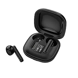 Hoseili 2023new editionBluetooth Headphones.Bluetooth 5.2 Wireless Earphones in-Ear，LED Power Display IPX7 Waterproof Band Microphone Touch Control Portable Charging Case for iOS Android PC. YJA2