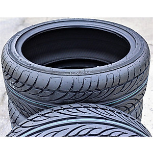 Set of 2 (TWO) Forceum Hena All-Season Passenger Car High Performance Radial Tires-225/45R17 225/45ZR17 225/45/17 225/45-17 94W Load Range XL 4-Ply BSW Black Side Wall UTQG 400AA