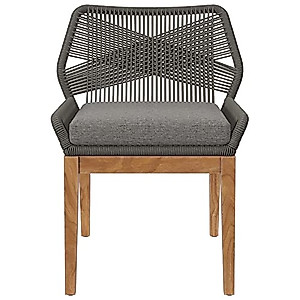 Modway Wellspring Dining Set, Gray Graphite