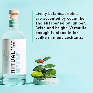 RITUAL ZERO PROOF Gin & Rum Alternatives | Award-Winning Non-Alcoholic Spirits | 25.4 Fl Oz (750ml) Each | Low & No Calories | Keto, Paleo & Low Carb Diet Friendly | Alcohol Free Cocktails