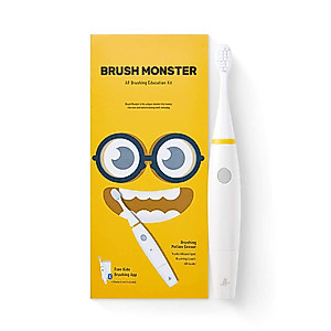 BRUSHMONSTER Smart Toothbrush for Kids Bluetooth Connected Electric Sonic Toothbrush (Toothbrush)