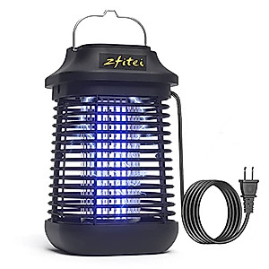 Bug Zapper,2 in 1 Bug Zapper Indoor,High Powered Waterproof Mosquito Zapper for Outdoor and Indoor,4200V Electronic Mosquito Trap for Home, Garden