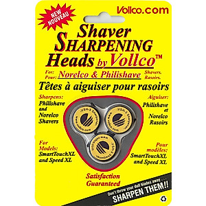 Vollco Sharpening Heads for Norelco Smart Touch and Speed-XL Models using HQ9 heads