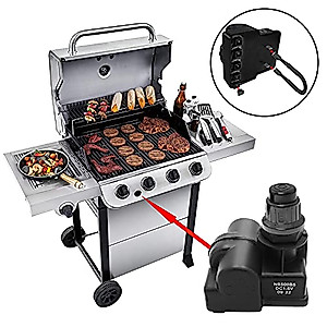 MENSI New Universal Electronic Spark AA Battery Ignition Module Push Button or Non-Manual Assembly Kit 5 Exits Ignitor Parts Suitable for Charbroil G511-0055-W1 and Other Models