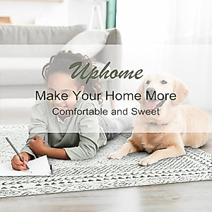 Uphome Moroccan Washable Runner Rug 2x6, Soft Non-Slip Geometric Hallway Rug Runner, Modern Boho Diamond Bathroom Runner, Farmhouse Bohemian Printed Throw Carpet for Kitchen Porch Sofa Bedroom