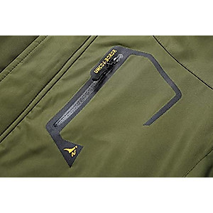 MOERDENG Men's Waterproof Ski Jacket Warm Winter Snow Coat Mountain Windbreaker Hooded Raincoat