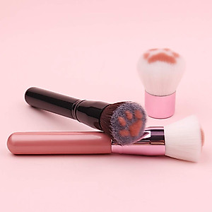 Cat Paw Foundation Makeup Brush - Professional Cosmetic Brush of Foundation Brushes, Powder Brush Blush Brush, Concealer Brush, Contour Brush, Powder Brush Cosmetic Tool (4PCS NEW SET)