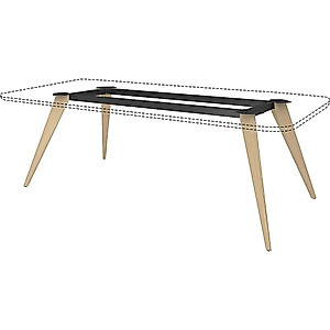 Lorell Wood Base for 96" W Rectangular Conference Table