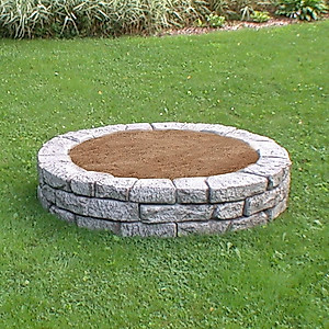 RTS Home Accents Rock Lock Interlocking Landscape Edging and Border System, Curved Section With Spikes, 2.5 Feet Long (Pack of 2)