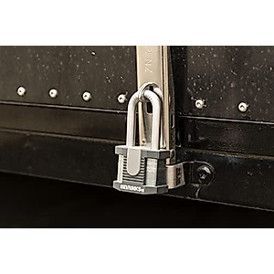 BRINKS - 50mm Commercial Laminated Steel Keyed Padlock with 2” Shackle, 4-Pack - Solid Steel Body with Boron Steel Shackle
