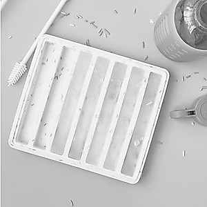 purifyou Silicone Ice Cube Tray for 40oz Stanley Tumbler Cup with Lid, 7PCS Long Ice Stick Trays, Bottle Water, Juice, Easy Push & Pop-Out Ice Maker for Freezer