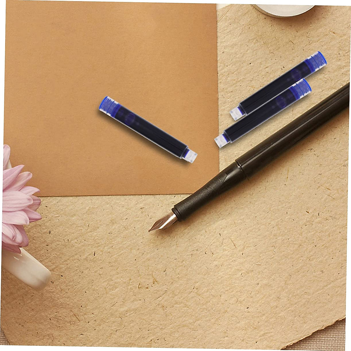 STOBOK 2 Sets 200pcs Black Ink Sac Erasable Pens Refill Refillable Fountain Pen Fountain Pen Ink Fountain Ink Pen Refills Cross Ink Fill Ink Universal Plastic Ink Gall Student